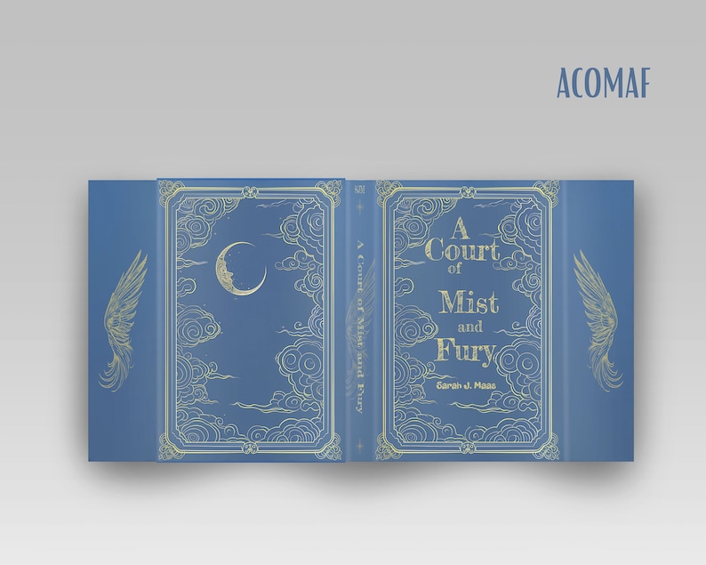 Hardcover ACOTAR Dust Jacket Set - Digital Download, Printable ...