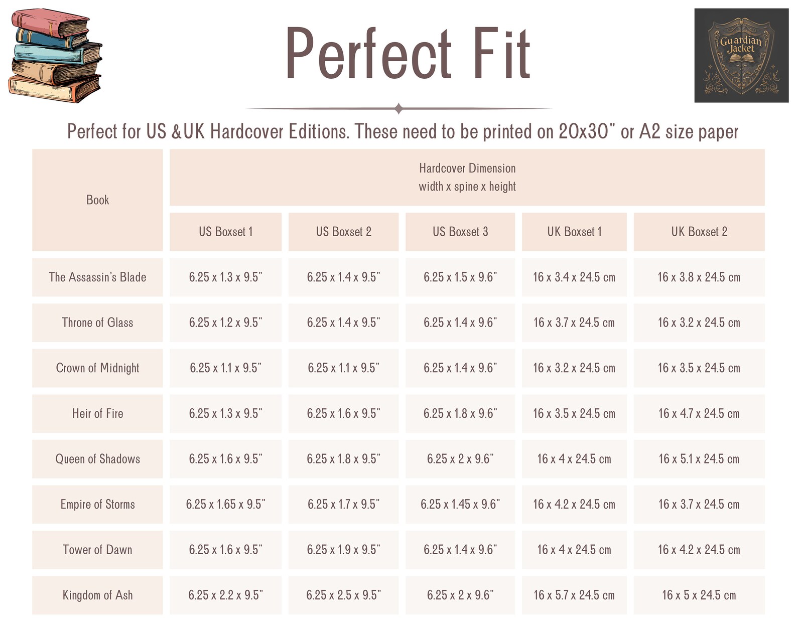 Hardcover Throne of Glass Dust Jacket Collection - Digital Download ...