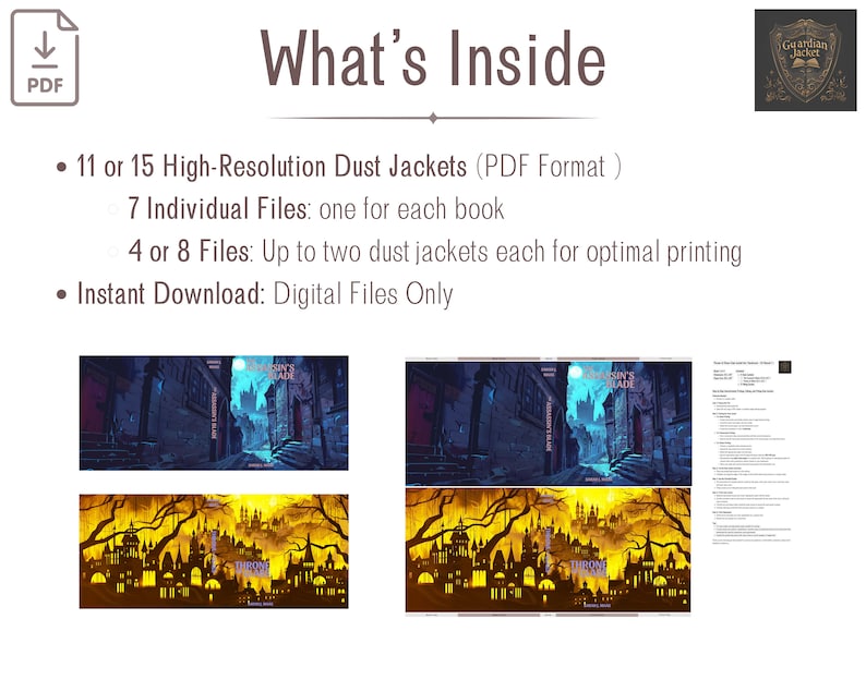 Hardcover Throne of Glass Dust Jacket Collection - Digital Download ...