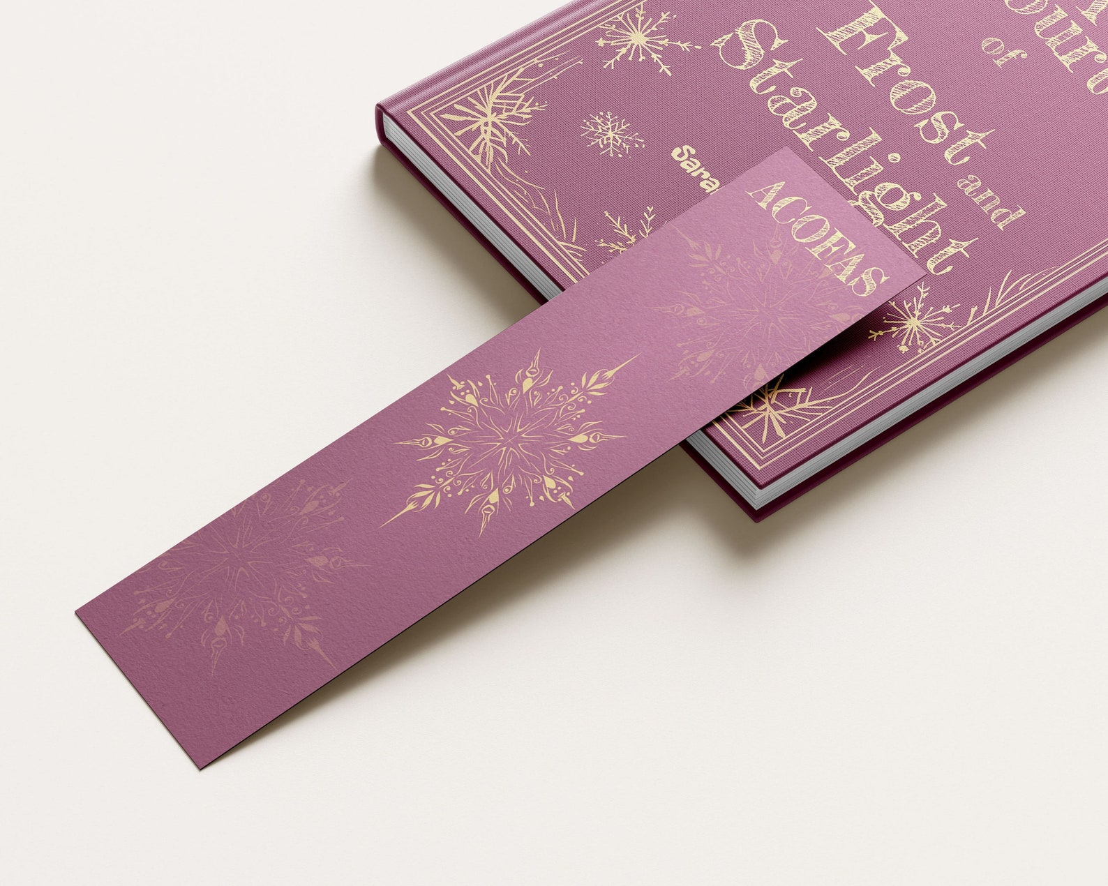ACOTAR Minimalist Bookmark Set, Digital Download, Minimalist Design ...
