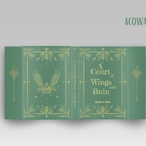Hardcover ACOTAR Dust Jacket Set - Digital Download, Printable ...
