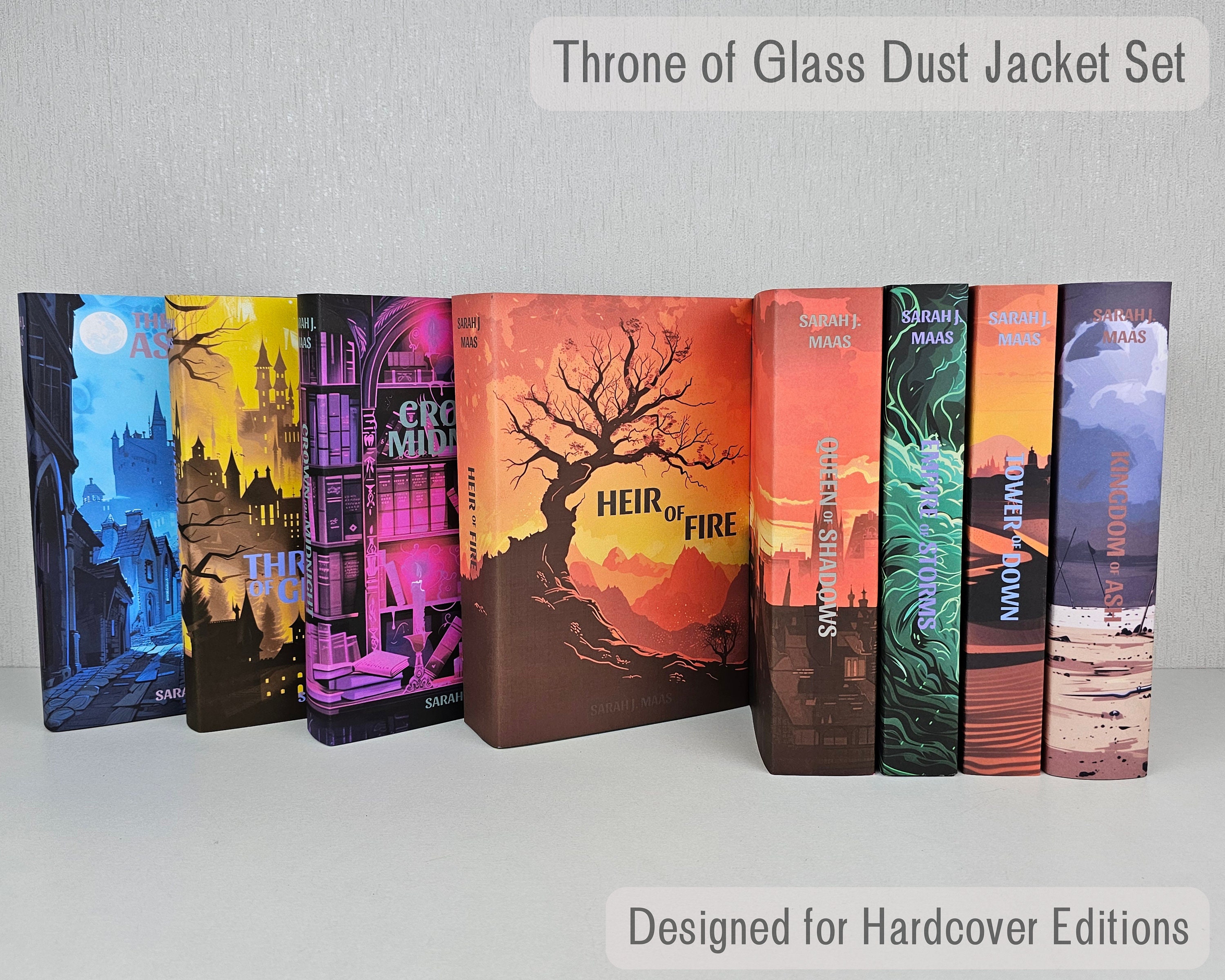 Hardcover Throne of Glass Dust Jacket Collection - Digital Download ...