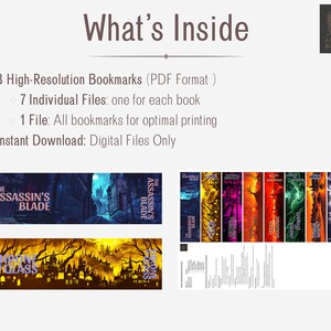 Throne of Glass Bookmark Collection - Digital Download, Printable ...