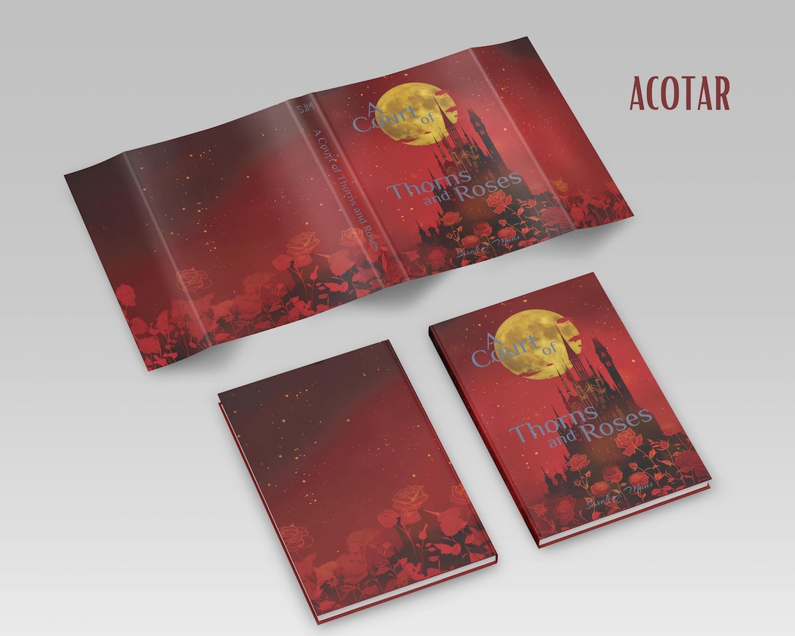 Paperback ACOTAR Dust Jacket Set - Digital Download, Printable, Fantasy ...