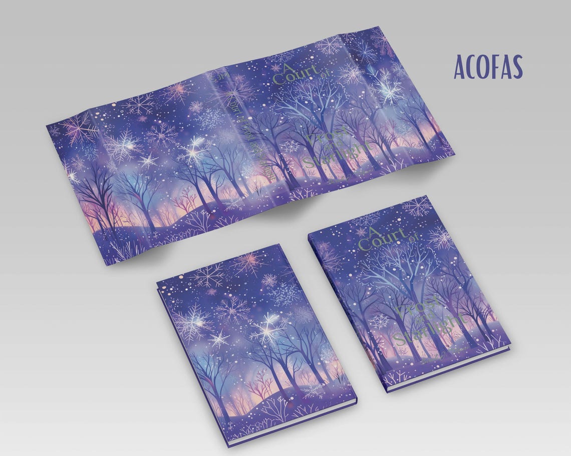 Paperback ACOTAR Dust Jacket Set - Digital Download, Printable, Fantasy ...