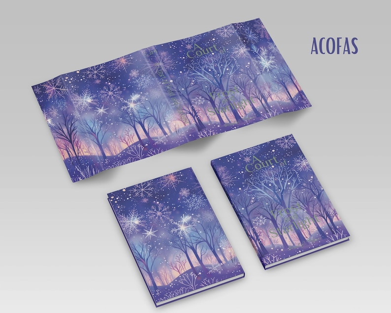 Paperback ACOTAR Dust Jacket Set - Digital Download, Printable, Fantasy ...