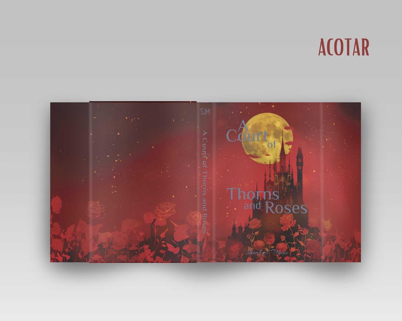 Hardcover ACOTAR Dust Jacket Set, Digital Download, Printable, Fantasy ...