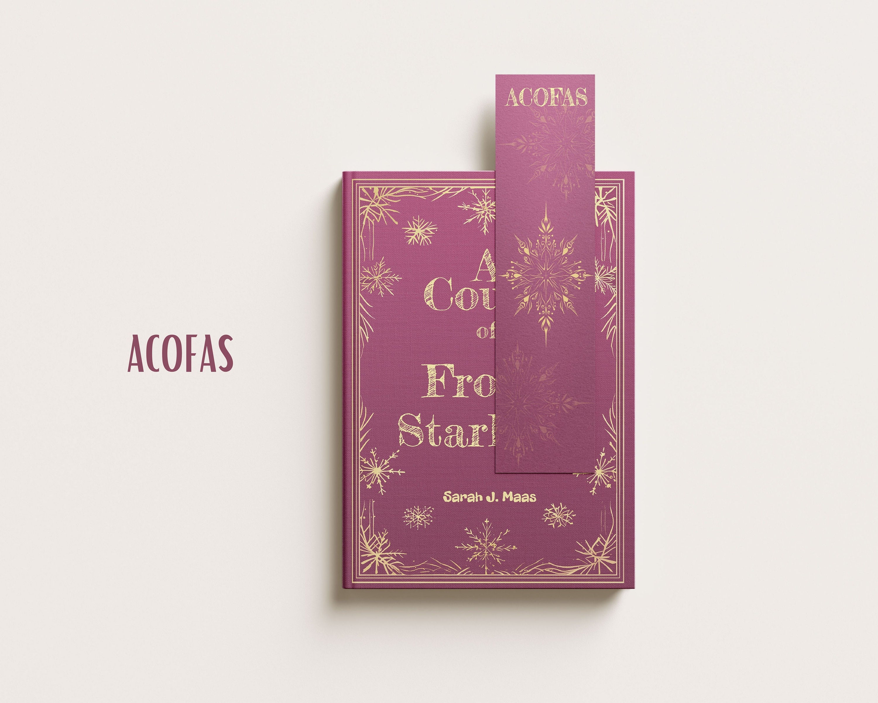 ACOTAR Bundle Dust Jacket and Bookmark Set, Digital Download ...