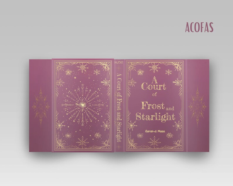 Hardcover ACOTAR Dust Jacket Set - Digital Download, Printable ...