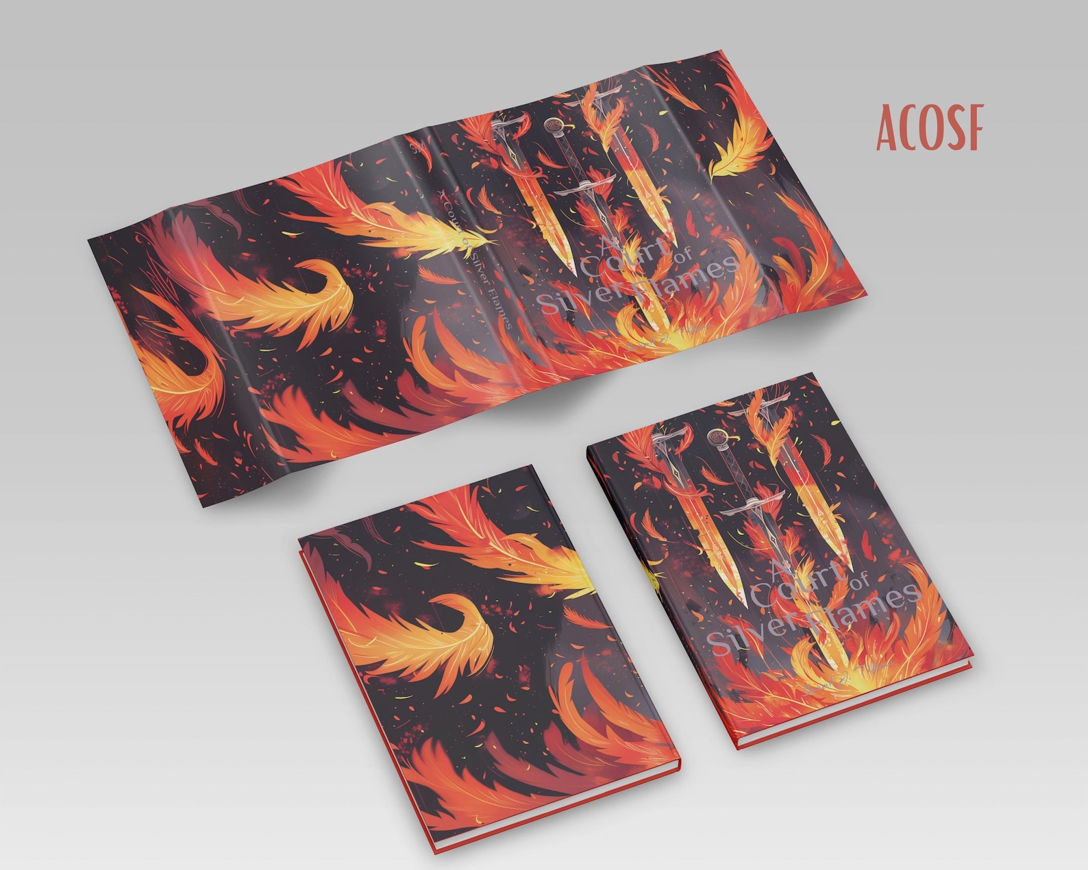 Paperback ACOTAR Dust Jacket Set - Digital Download, Printable, Fantasy ...