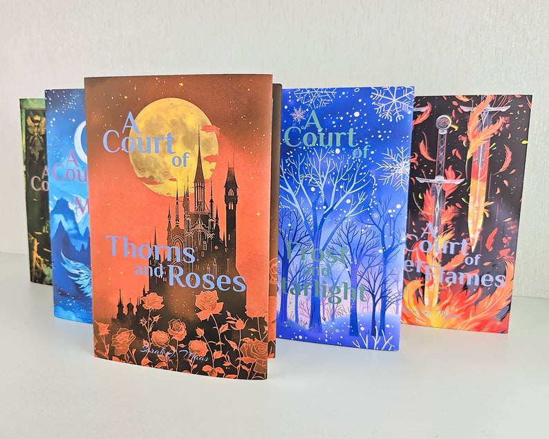 Hardcover ACOTAR Dust Jackets A Court of Thorns and Roses Series ...