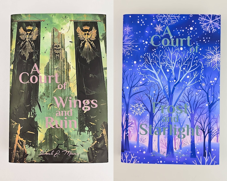 Hardcover ACOTAR Dust Jacket Set, Digital Download, Printable, Fantasy ...