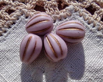 Deco Era Turquoise Vintage Style Fluted Glass Drops - Etsy