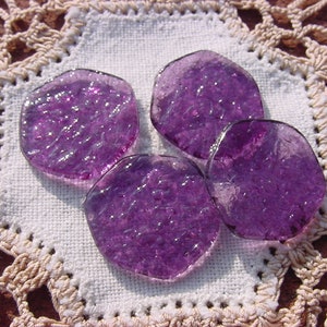 Sour Grape Etched Chips Vintage Lucite Components - Etsy