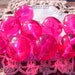 Neon Pink Punch Glowing Swirls Vintage Lucite Beads - Etsy