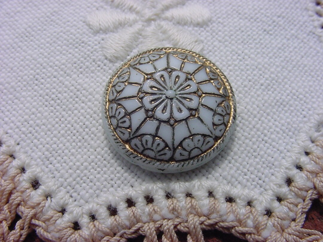 Unique Alabaster Intricate Pattern Vintage Glass Cabochon - Etsy