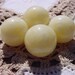 Ivory Cream Marble Vintage Lucite Beads - Etsy