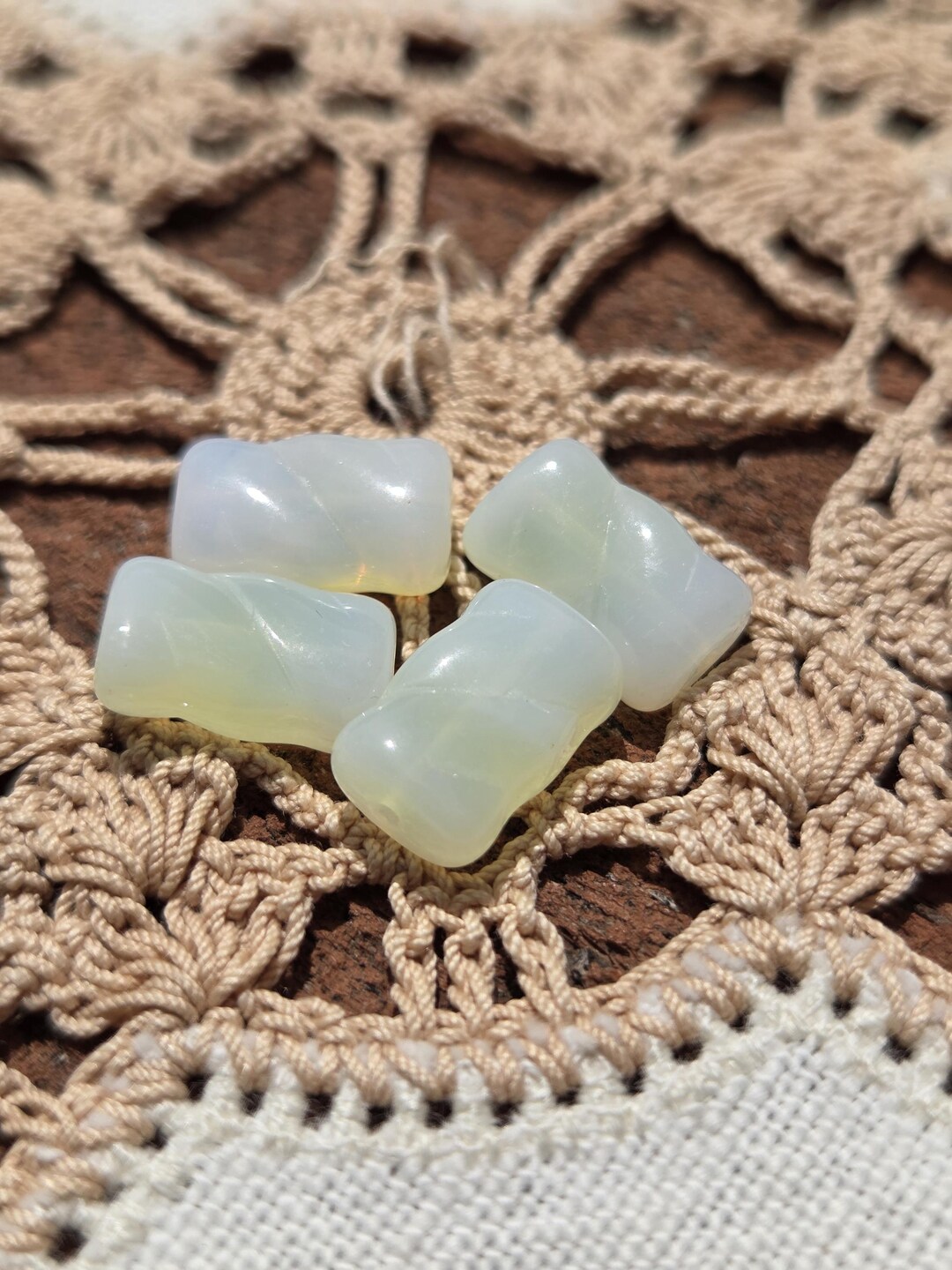 Vaseline Glass Opalescent Rippled Ribbon Candy UV Reactive Vintage ...
