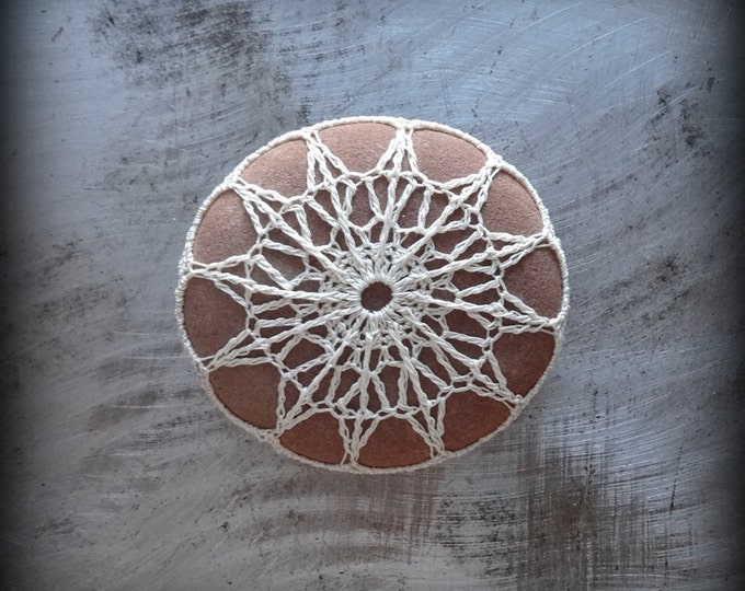 Lace Stone Crocheted Ecru Thread Collectible Unique - Etsy