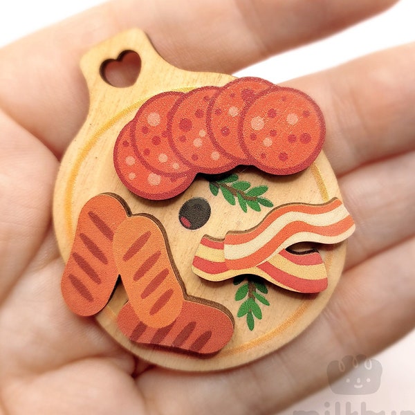 Meat Pin - Etsy