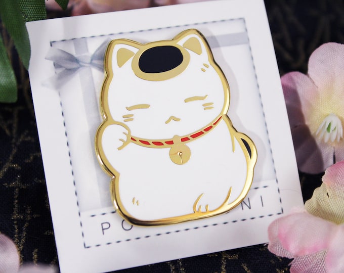 Tiny Cat Enamel Pin - Etsy