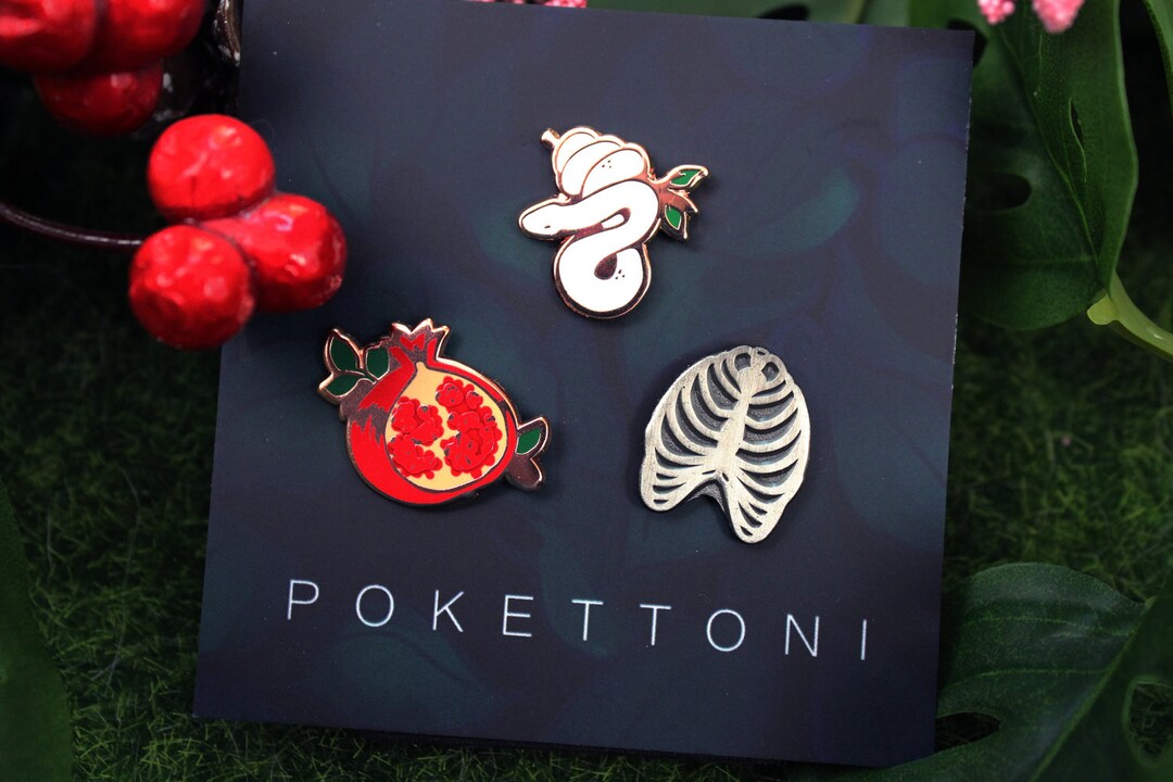 Original | Eden Mini Enamel Pin Set | Patreon Winter 2023 Exclusive - Etsy