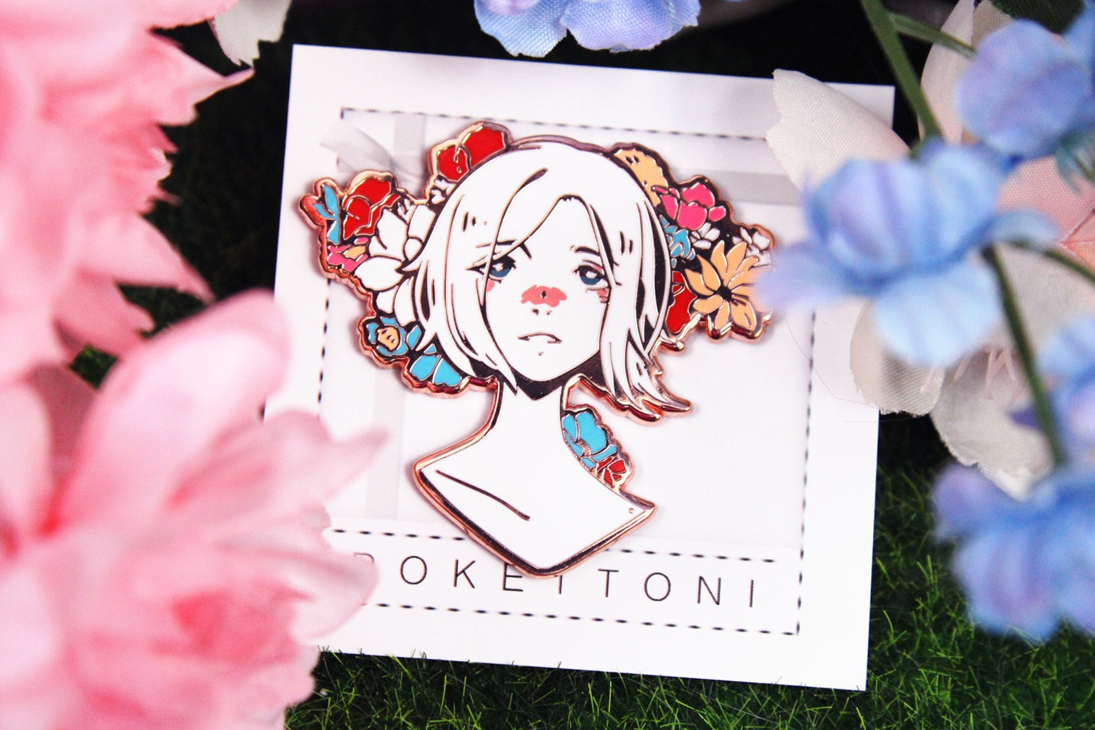Original | Mateo (blue) Enamel Pin | June 2023 Patreon Exclusive - Etsy