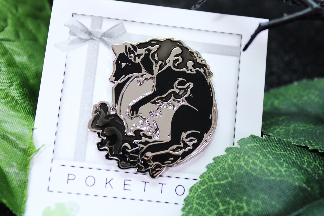 Original | Shadow Enamel Pin | August 2022 Patreon Exclusive - Etsy