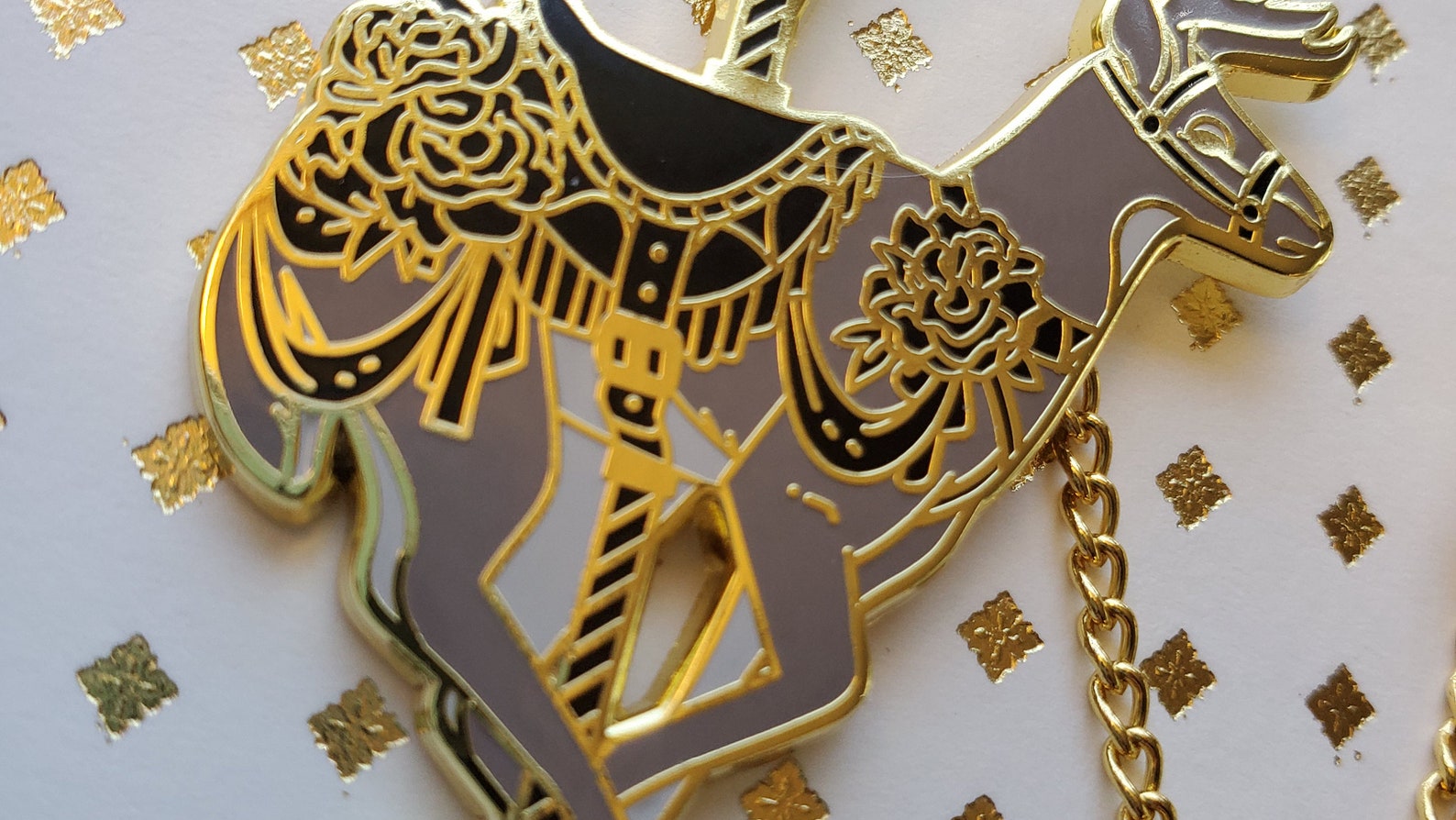 Original Carousel Enamel Pins - Etsy UK