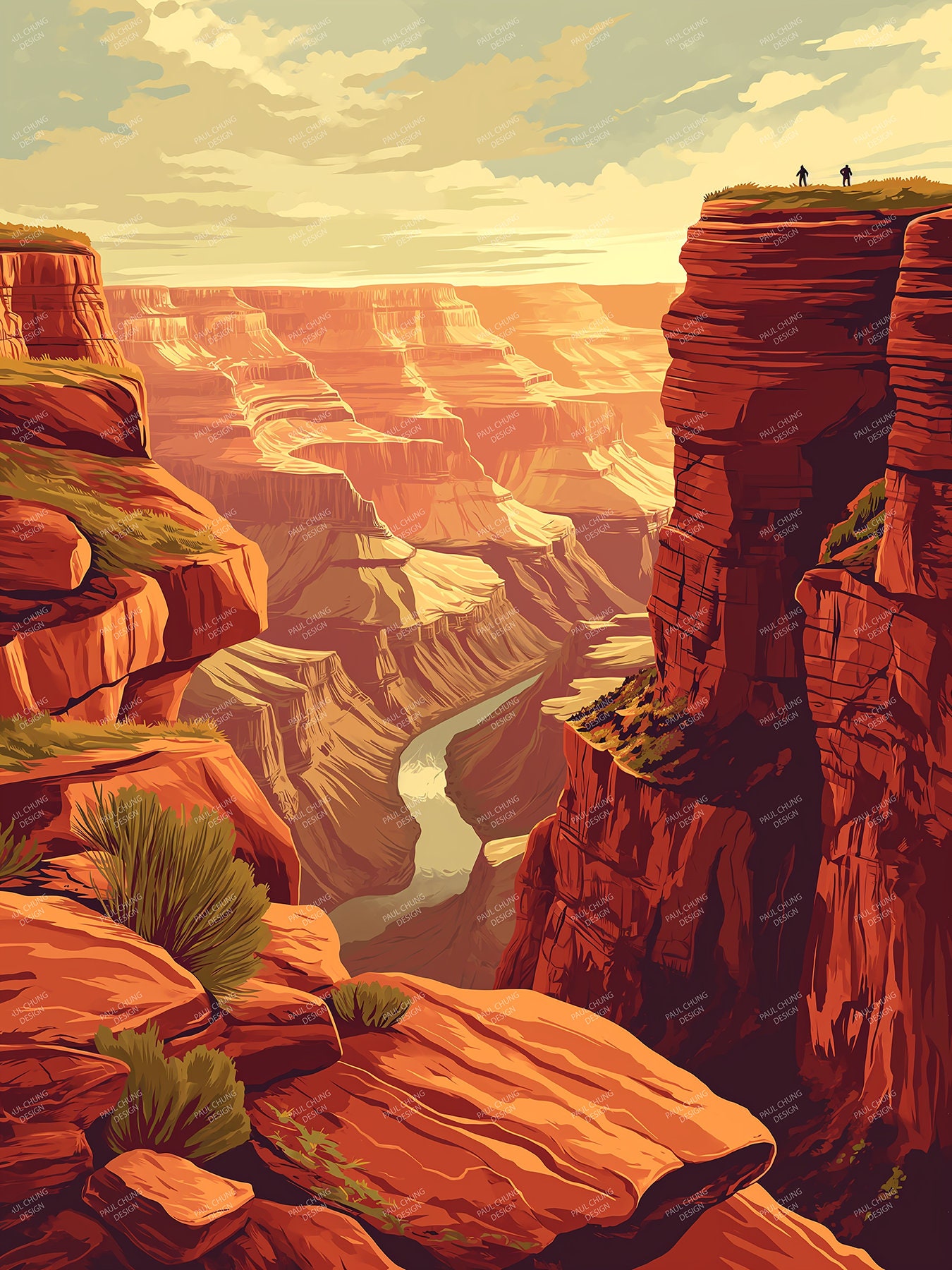 Grand Canyon, Arizona-graphic Poster - Etsy