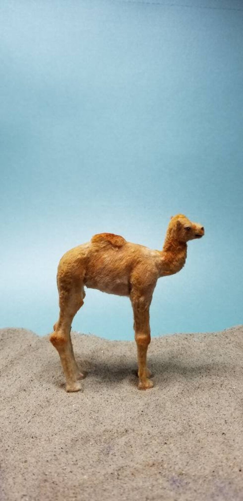Miniature Dollhouse 1:12 Standing Baby Camel by Woolytales Miniatures ...