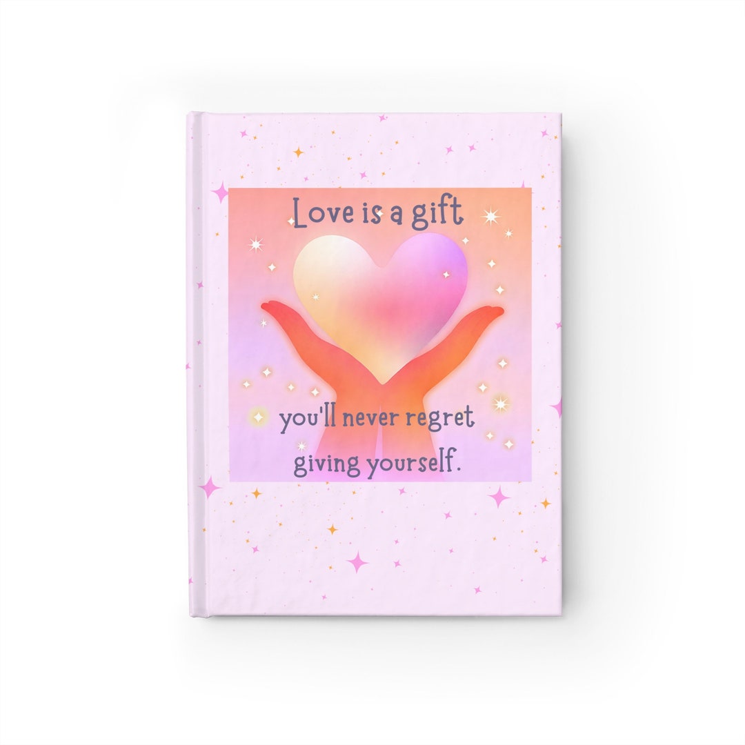 Self Love Journal Love is a Gift Blank Page Journal Teen Girl Journal ...