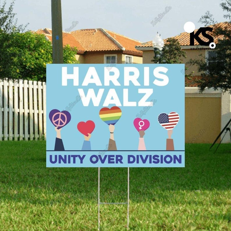 Harris Walz Yard Sign, Cat People for Kamala Harris Sign, Madam ...