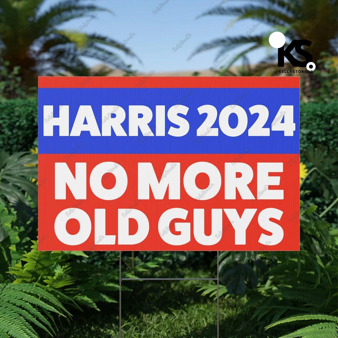 Kamala Harris Yard Sign, Madam President Garden Sign, Cat for Kamala ...