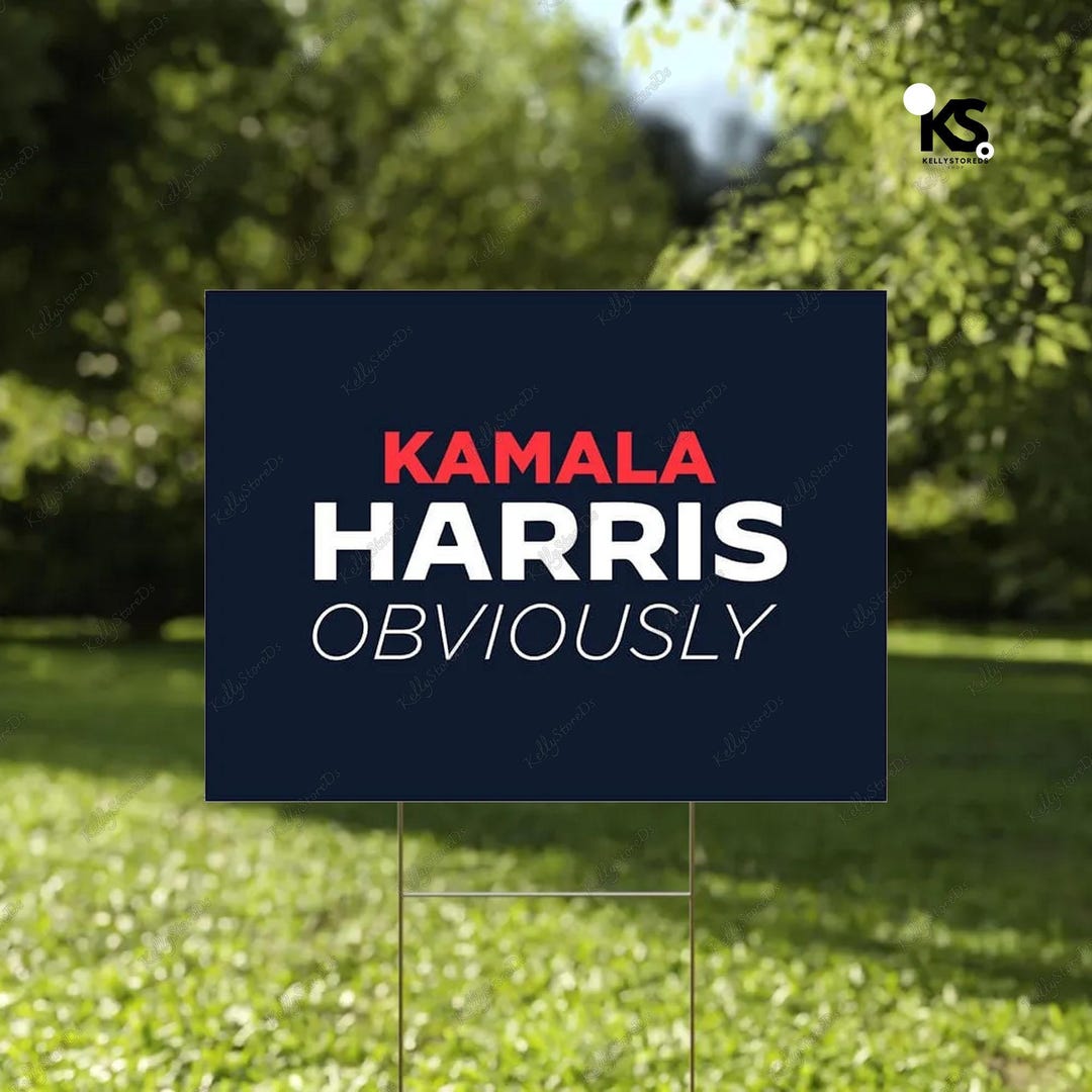 Kamala Harris Garden Sign, Kamala President Sign, Cat Lady Garden Sign ...