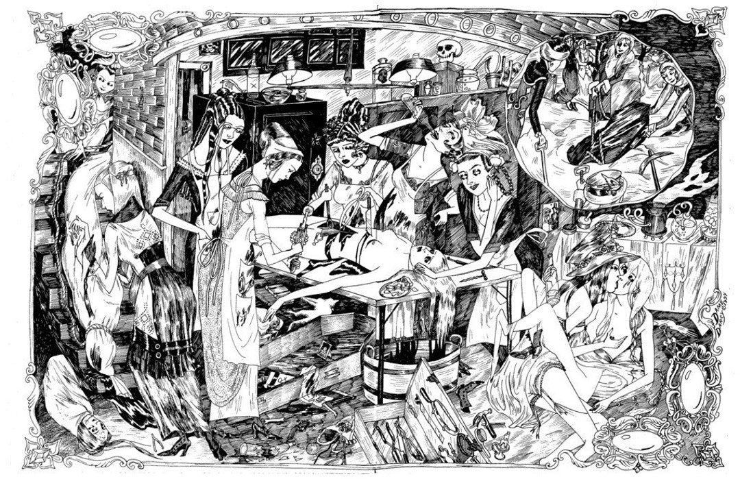 Meat Cake Vivisectvi Art Print Dame Darcy - Etsy