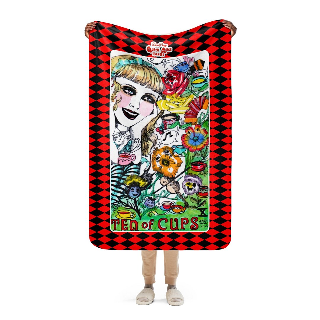 Dame Darcy Queen Alice Tarot Blanket - Etsy