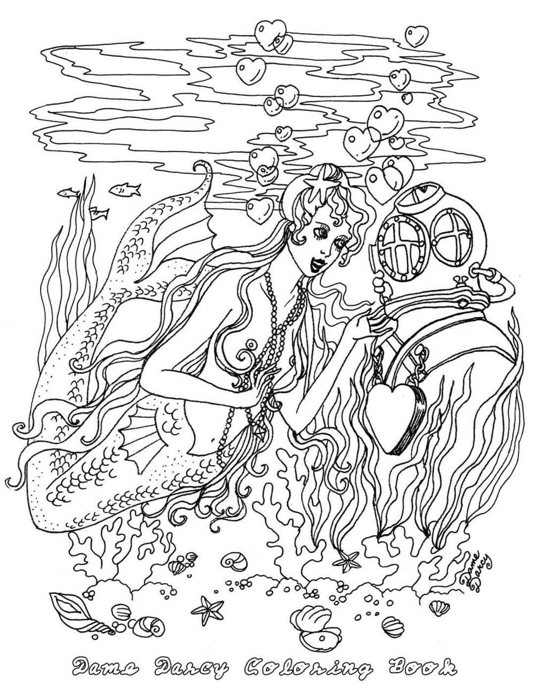 Dame Darcy Coloring Book Digital - Etsy