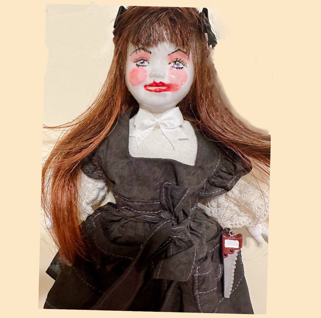 Doll Haunted Victorian Style Hand Made Art Dame Darcy Miniatures Mixed ...