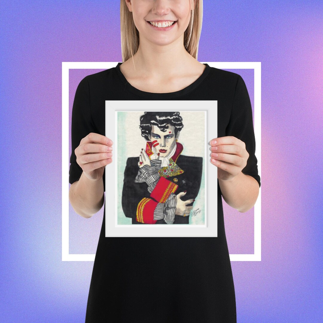 Dame Darcy Adam Ant Framed Poster - Etsy