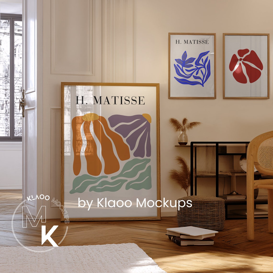 DIN A Set of 3 Frame Mockup PSD, A2 Mockup, 3 Frame Mockup, A1 Mockup ...