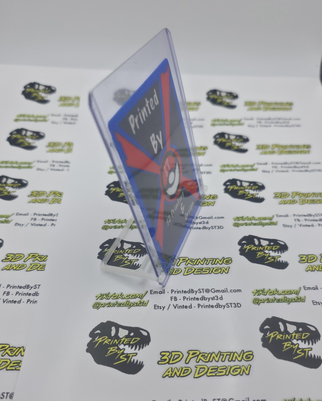 Trading Card Toploader 3d Printed Display Clip: Hobbyist Gift, Pack of ...