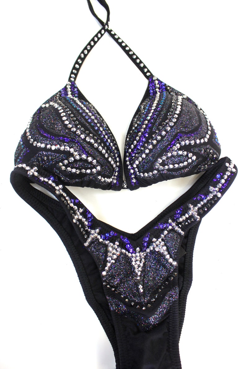 NPC Ifbb Competition Suit / Black Panther Figure Competition Suit ...