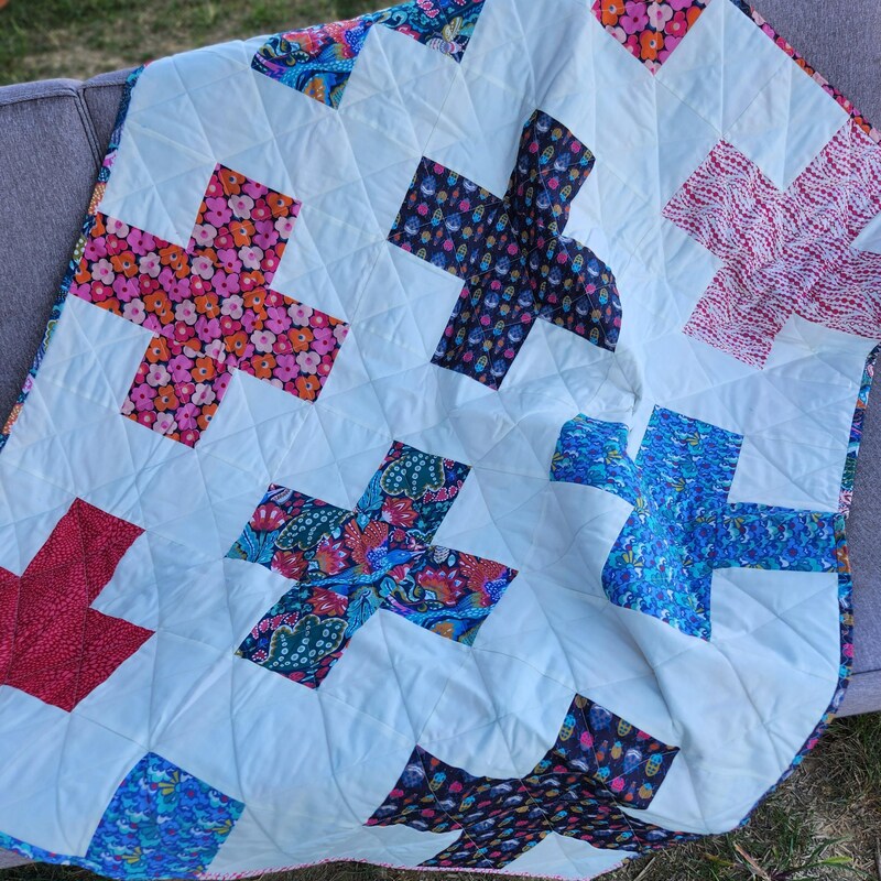Swiss Cross Blanket - Etsy