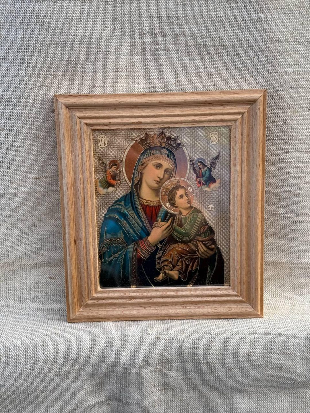 Small Orthodox Icon Virgin Mary Jesus: Mother of God. Print - Etsy