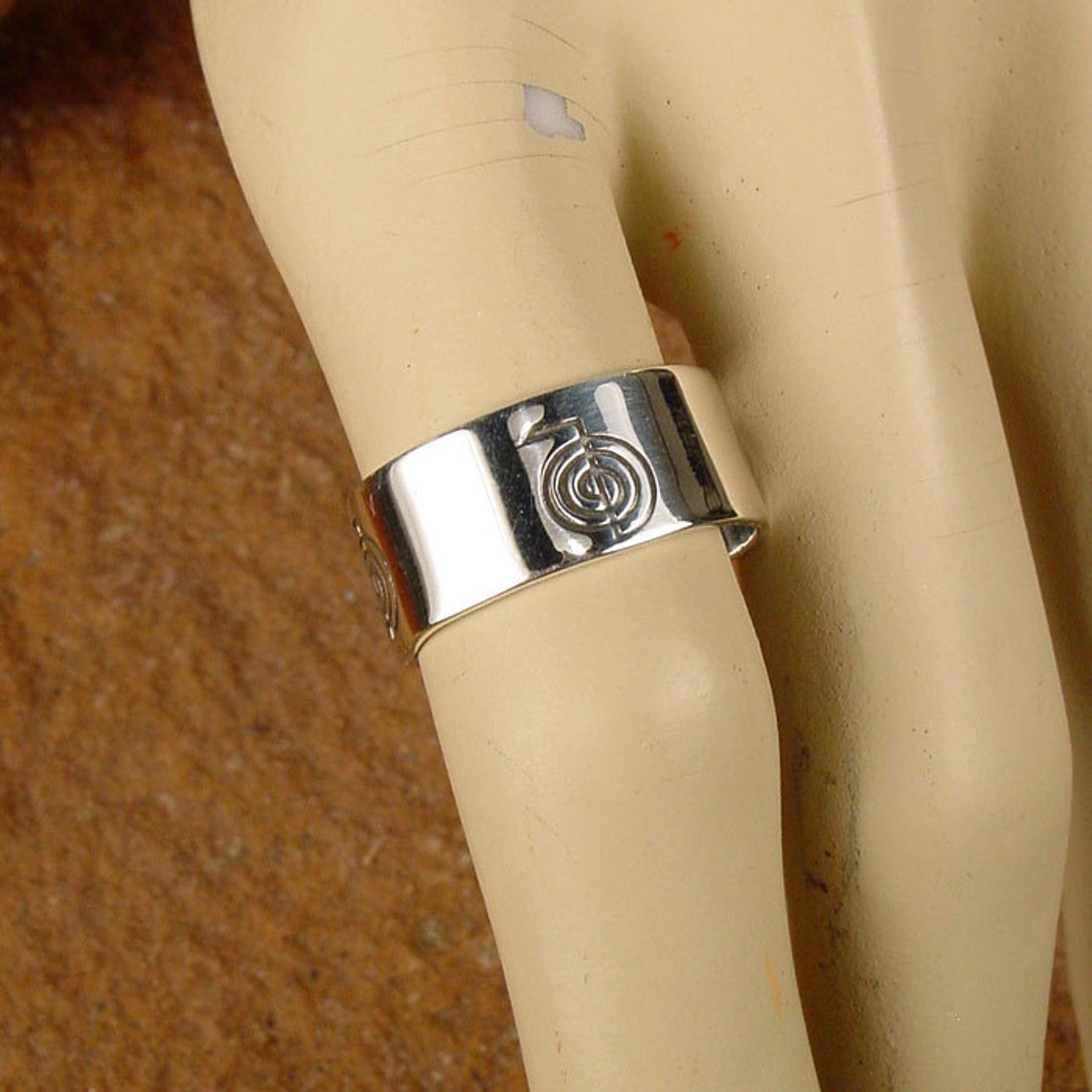 REIKI ENERGY Symbol Sterling Silver Ring Made to Order in - Etsy