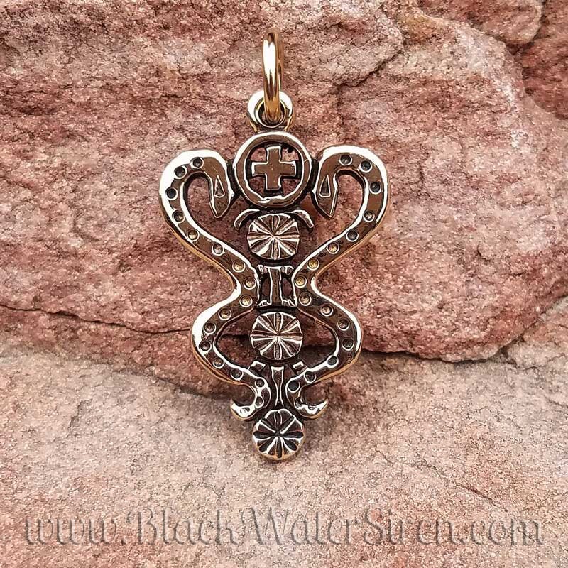 DAMBALLAH Voodoo Vodou Loa Lwa Veve Charm Pendant in Solid | Etsy