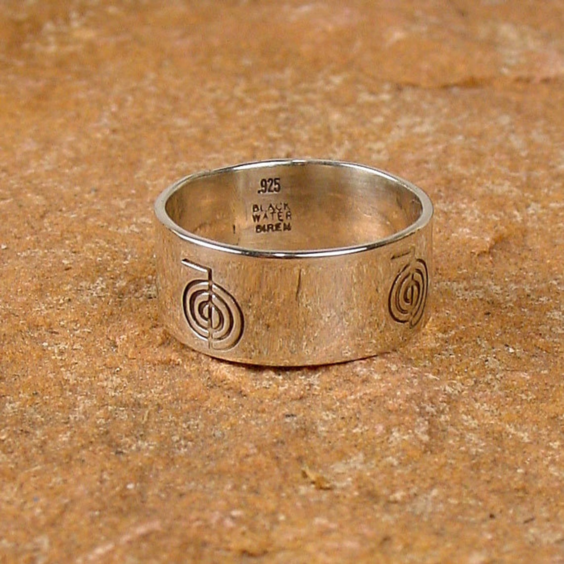 REIKI ENERGY Symbol Sterling Silver Ring Made to Order in - Etsy