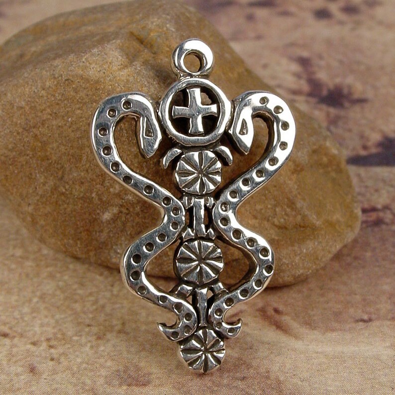 DAMBALLAH Voodoo Vodou Loa Lwa Veve Charm Pendant in Solid | Etsy