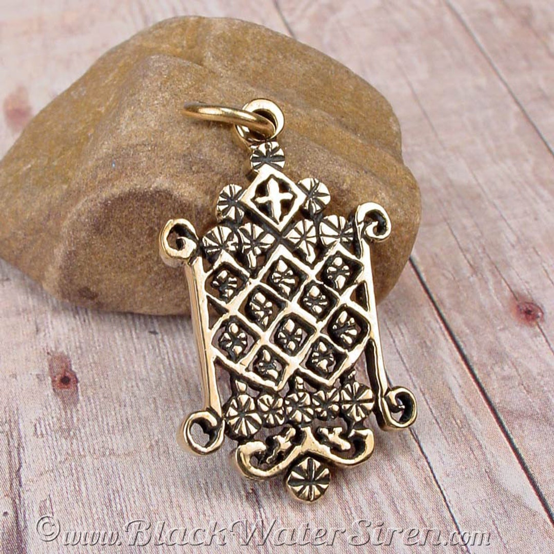 OGOUN BADAGRI - Voodoo Vodou Loa Lwa Veve Charm Pendant in Solid Cast ...